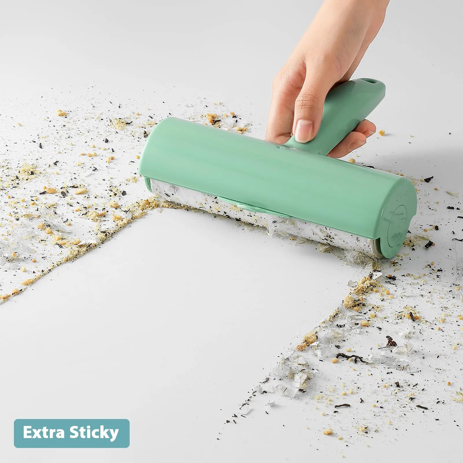 Custom Print Fur Removal Tool Eco-friendly Reusable 60 Sheets 4 Rolls Portable Lint Roller For ...