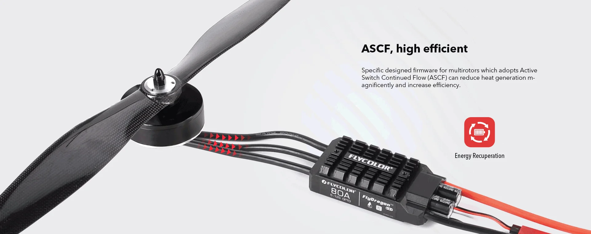 Flycolor Flydragon V3 80A ESC - Efficient Agricultural UAV