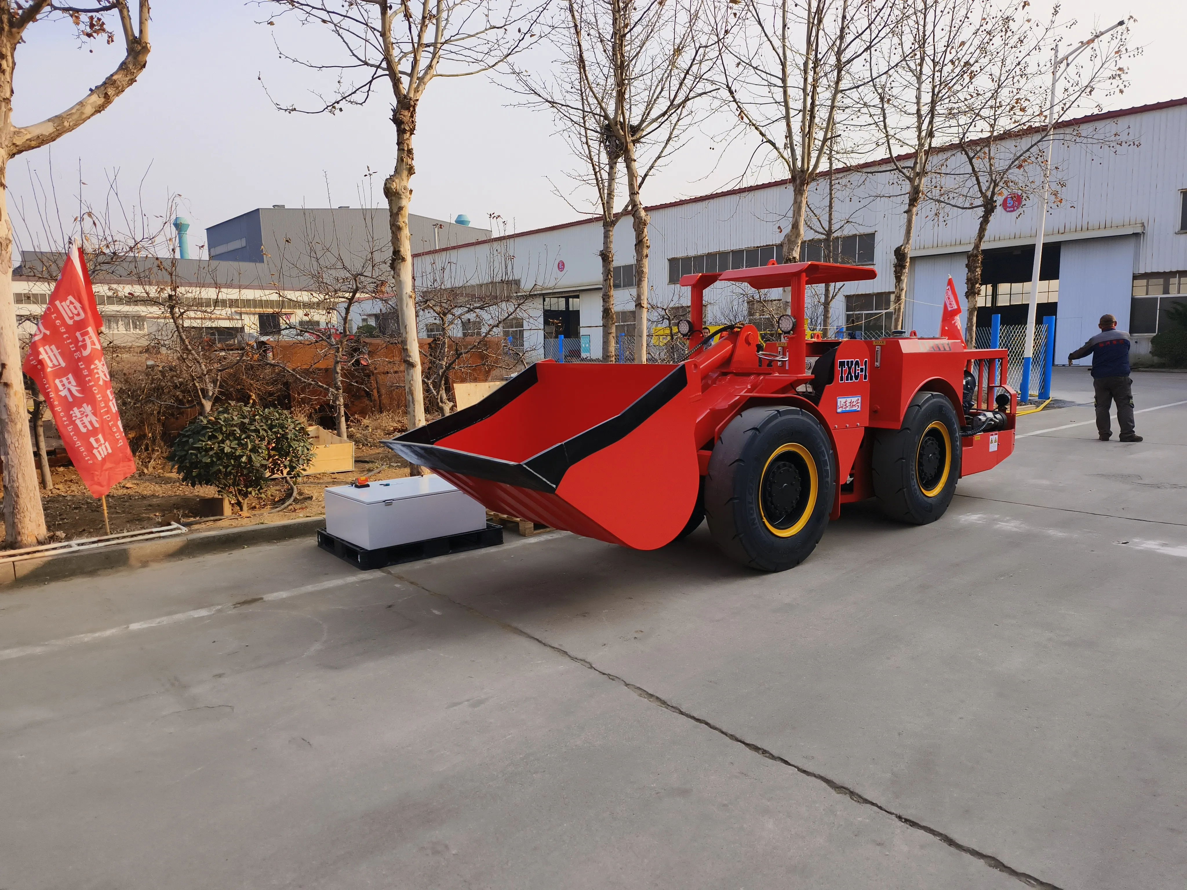 TC-100P Yantai Kapuro China Diesel Scooptram Underground Loader With ...