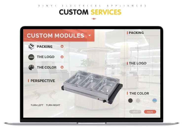 Professional Portable Party Food Buffet Warmer Server/food Warmer ...