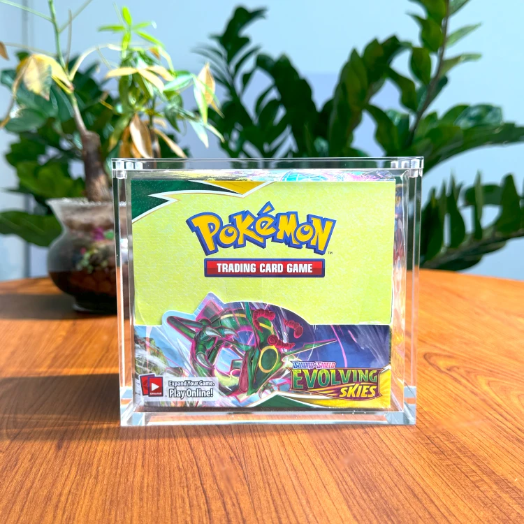 Tcg Hot Sale Authentic Acrylic English Pokemon Base Set 1st Booster Box ...