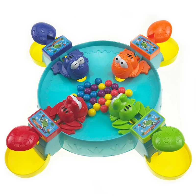Amazoned Interaction Table Toys Multiplayer Feeding Frog Beads Eat ...
