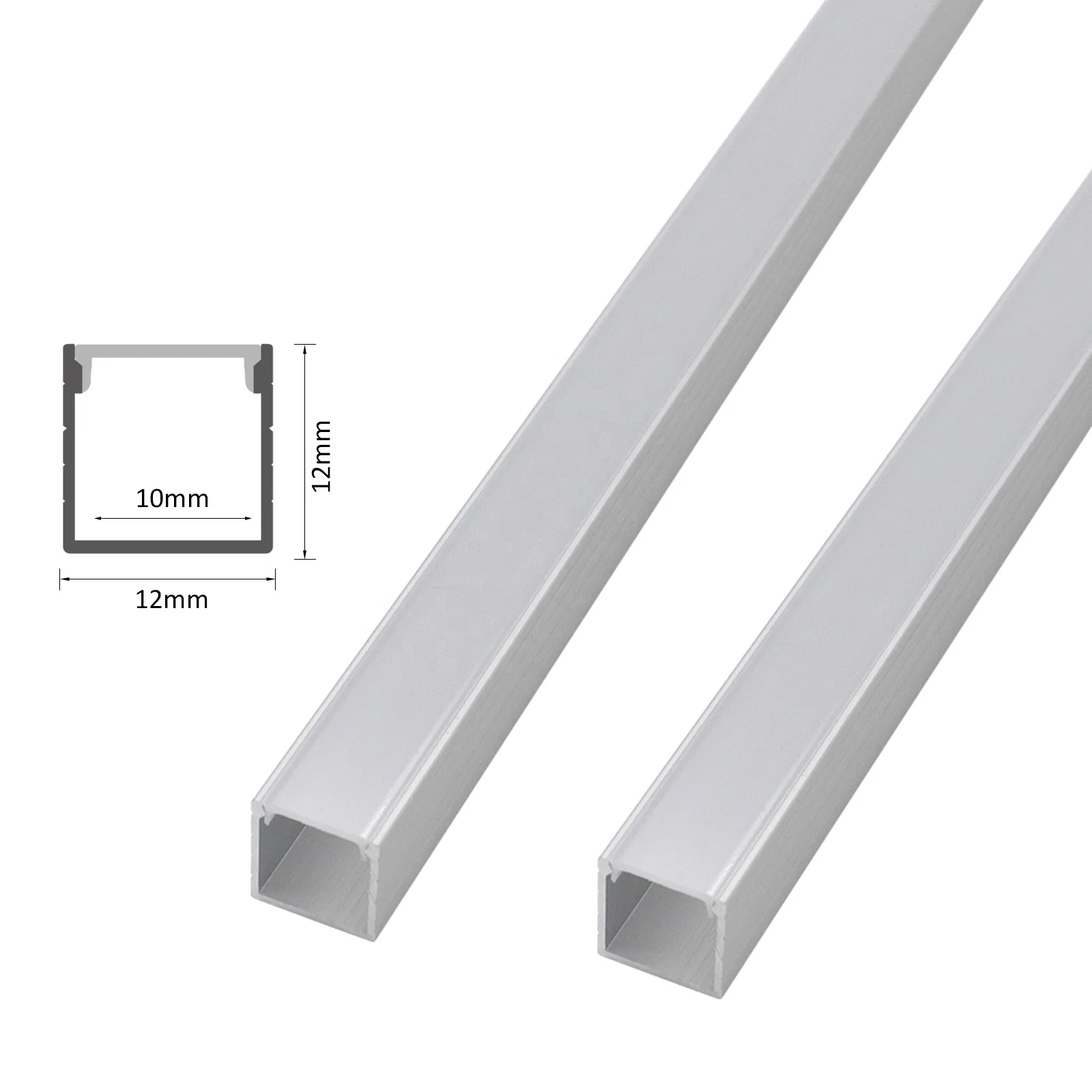 Factory Direct Sale 1212 Square Aluminium Profile 12*12mm Channel Pc ...