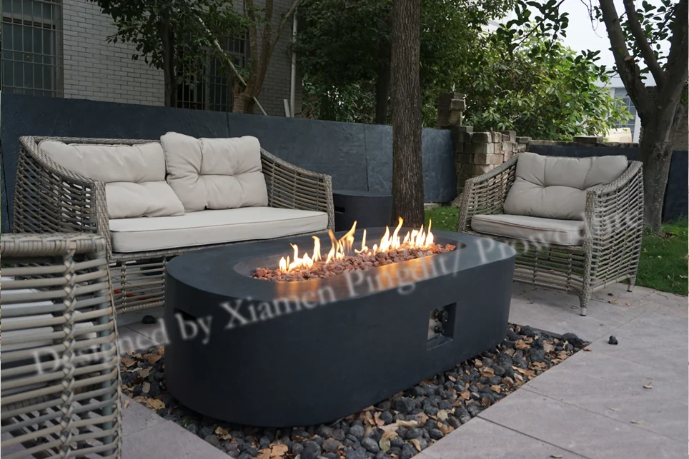 Oxnard Fire Table - Durable, Multi-Color Gas Fire Pit