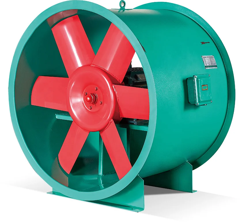 Axial Flow Fire Exhaust Fan Industrial Axial Flow Smoke Fire High ...