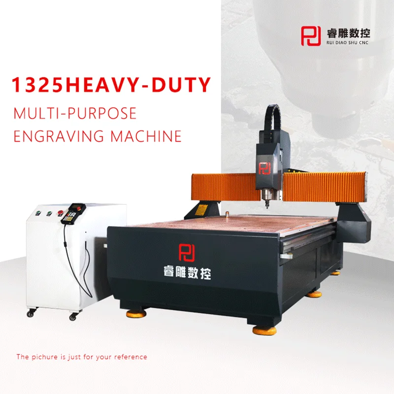 Ruidiao 5 Axis Cnc Router Heavy 1325 Wood Cnc Router Woodworking ...