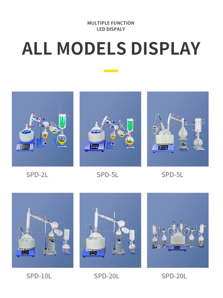 Laboratory Vacuum Fractional Distillation Unit - Safe & Efficient