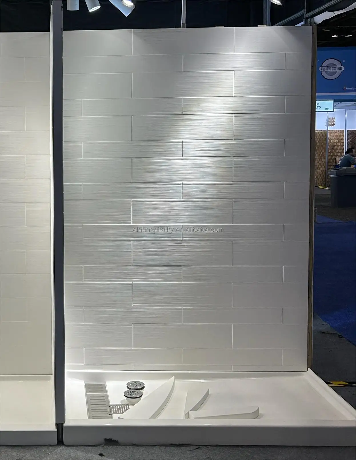 4''/6'' X24'' Vision Pattern Cultured Marble Cast Marble US Hotel ...