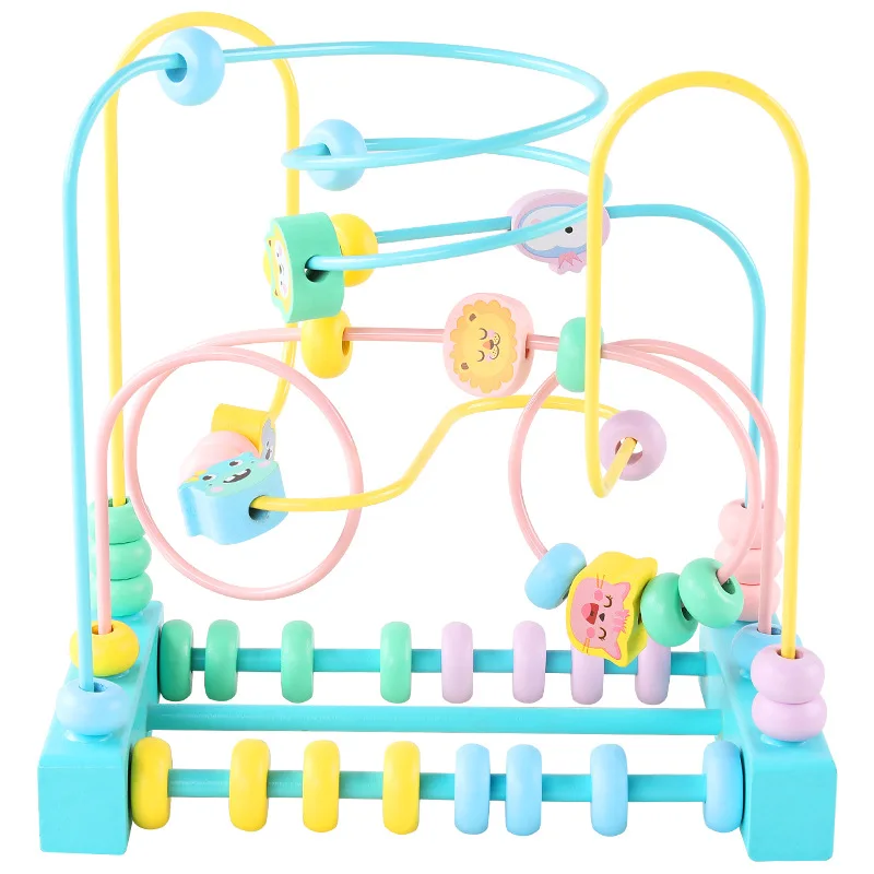 Montessori Count Color & Shape Recognition Bead Coaster