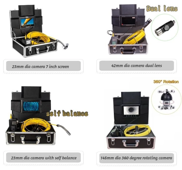 Factory Boru Kamerasi Alcantarillado Kanalkamera Custom Cable Length 20 ...