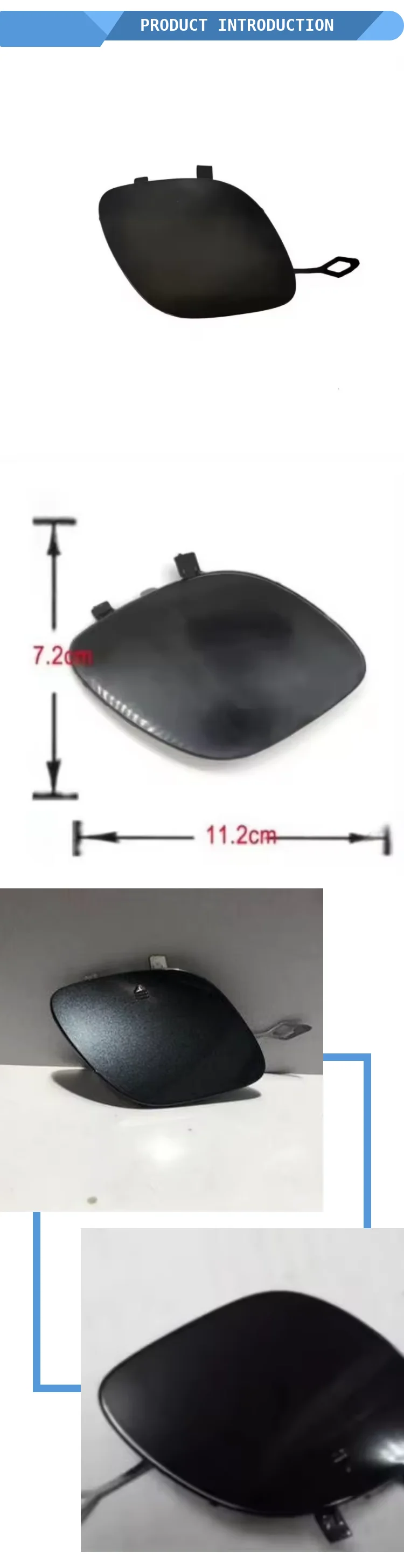 2058850024 High Quality Front Bumper Trailer Hook Cover For Mercedes ...