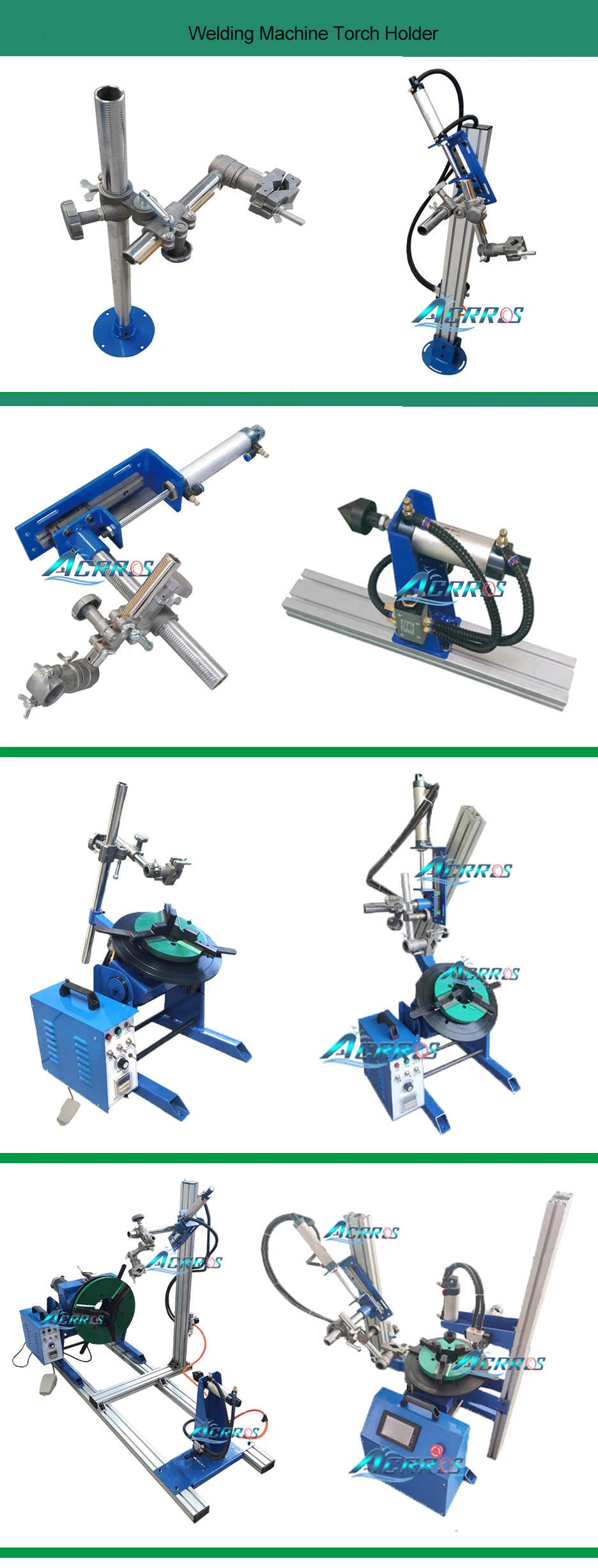Acrros Adjustable Steel Welding Torch Holder & Positioner Oem