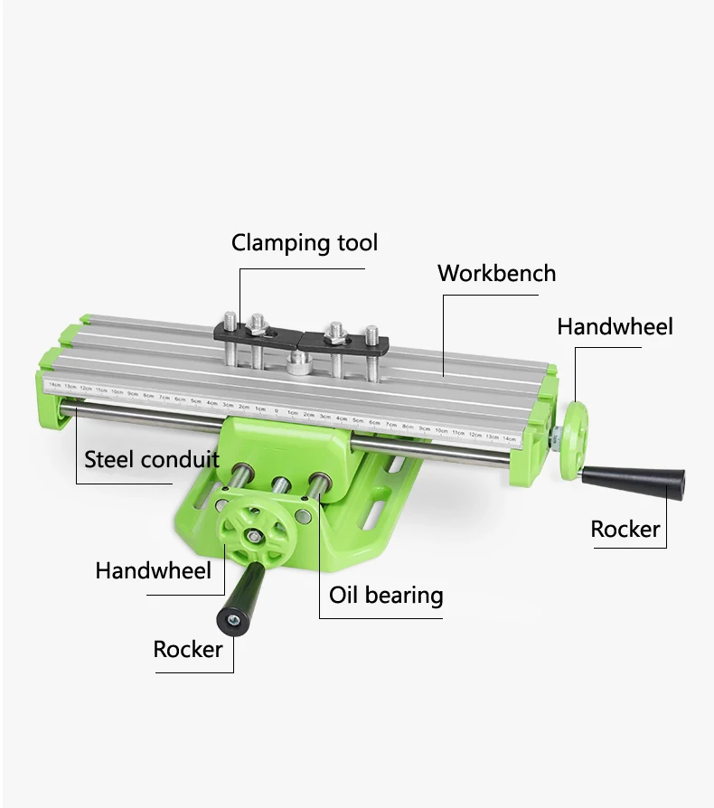 Mini Compound Bench Drilling Slide Table Worktable Milling Working ...