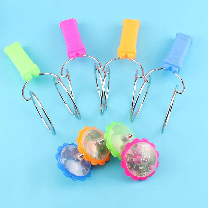 Kids Light-up Magnetic Yoyo Gyro Wheel Toys Magic Spinning Top Led ...