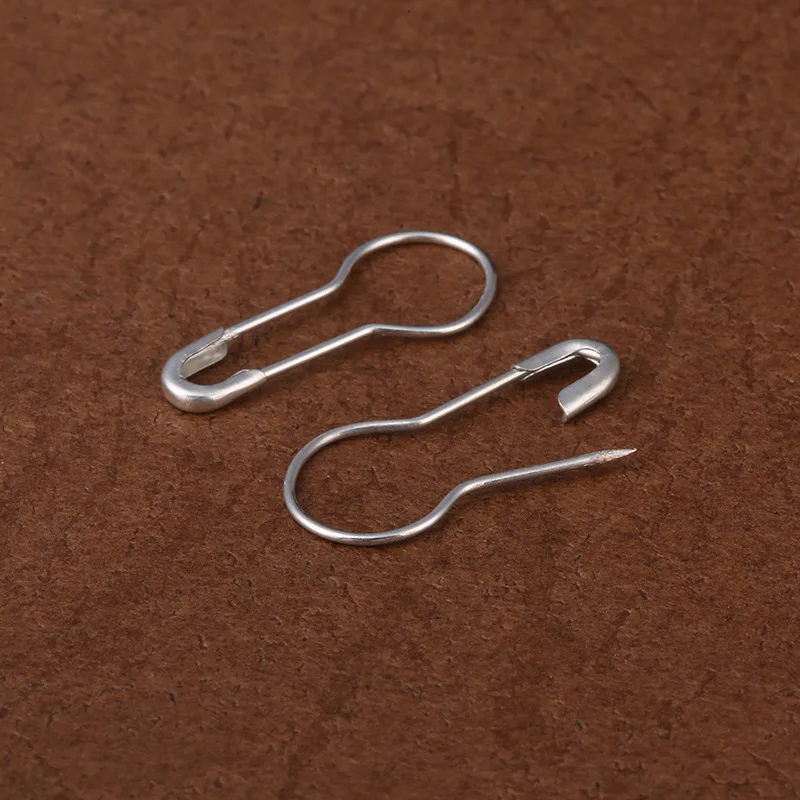 1000 Pcs/box Steel Pear Shape Safety Pins for Knitting