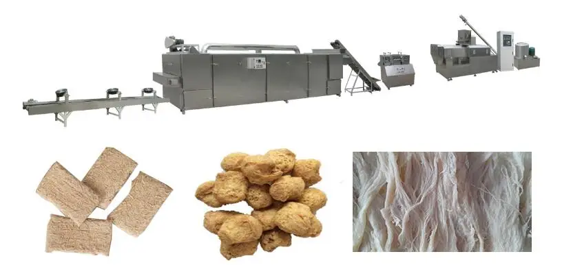 Twin Screw Extruder Textured Vegetable Protein and Plant-Based Meat ...