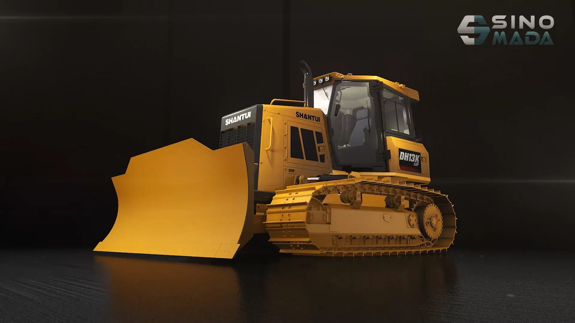 High Quality 154hp Compact Bulldozer Dh13k 13.7 Ton Hydraulic Bulldozer ...