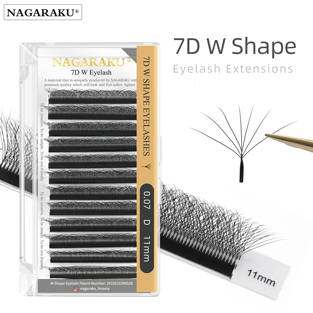 NAGARAKU 3D-6D W Shape Volume Eyelash Extensions