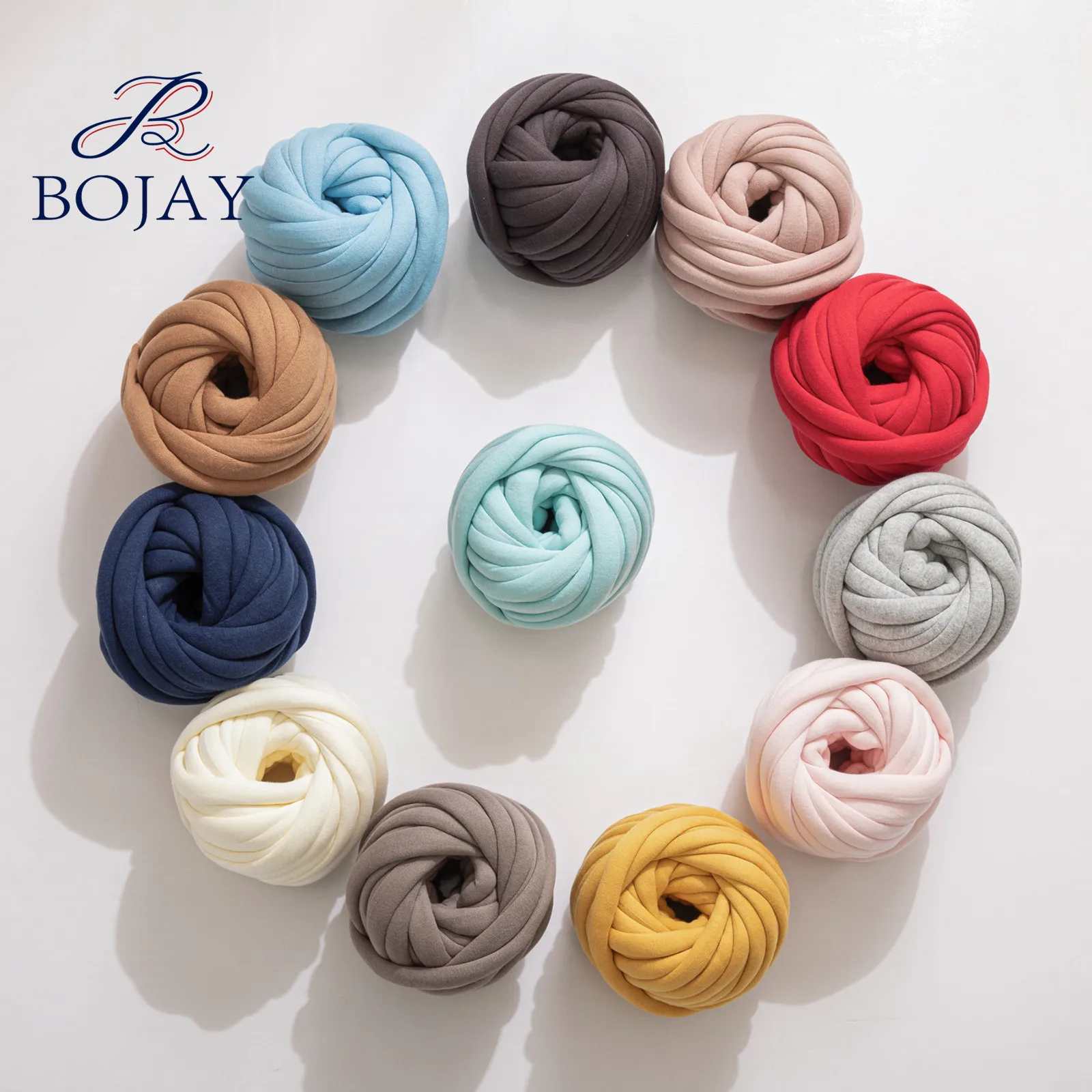 Bojay Wholesale Super Chunky Knit Yarn for Hand Knitting