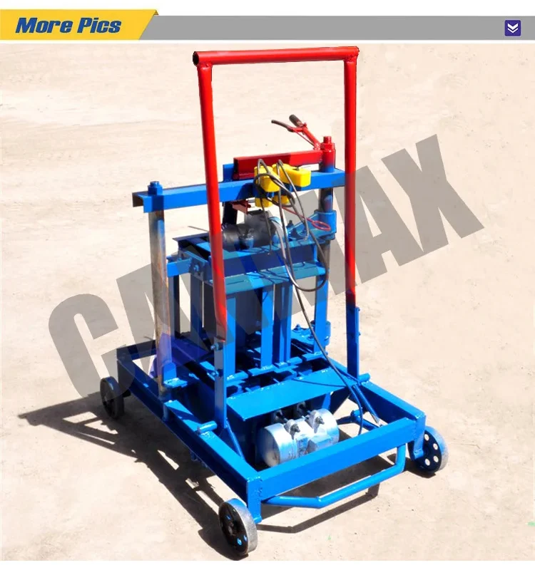 High Pressure Brick Semi Auto Hollow Mobile Block Making Machine - Buy ...