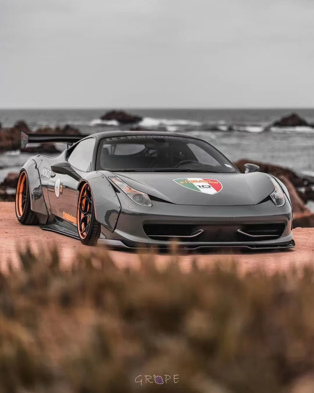 LB Wide-body Kit for Ferrari 458 Body Kit 458 Upgraded LB Wide-body Kit ...