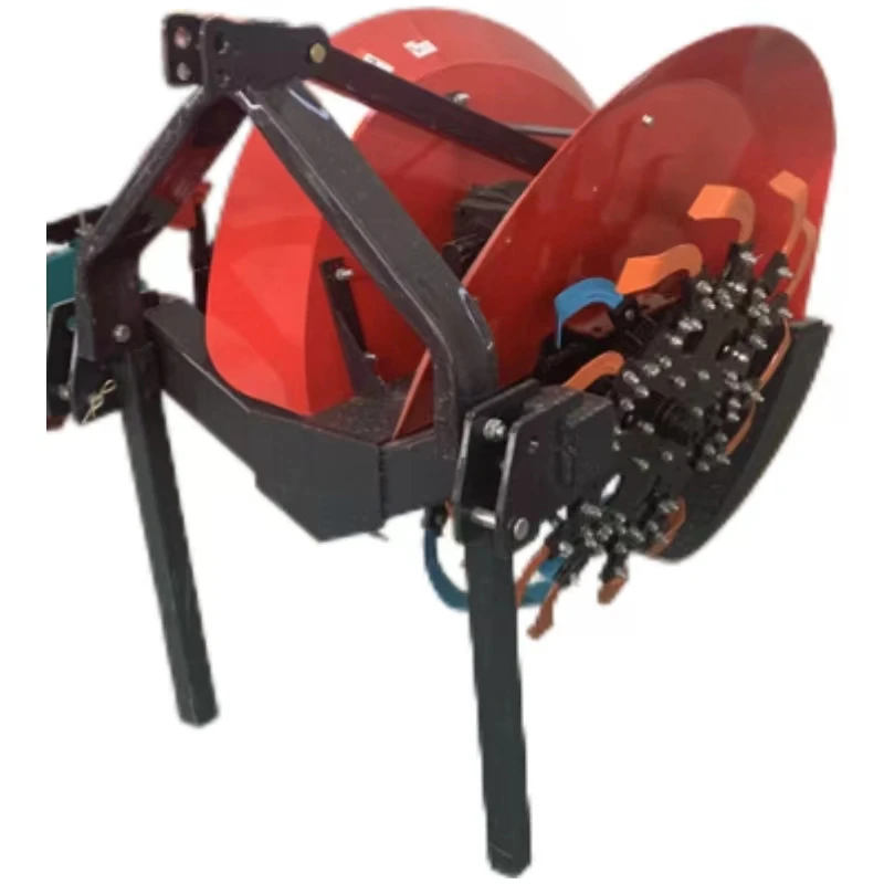 tractor drive Trenching machine side-mounted ditching machine ...