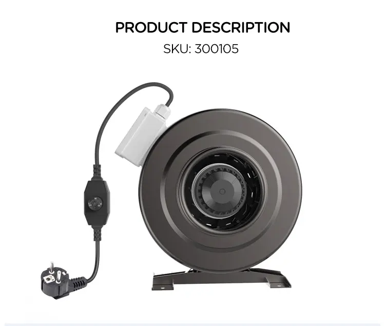 High Efficiency 12 Inch 220v European Standards Mixed Flow Centrifugal ...