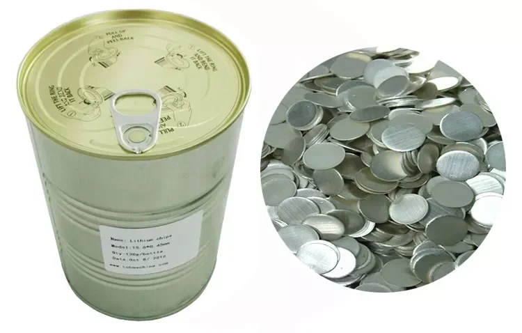 High Purity Lithium Metal Foil for Li-Ion Battery Production