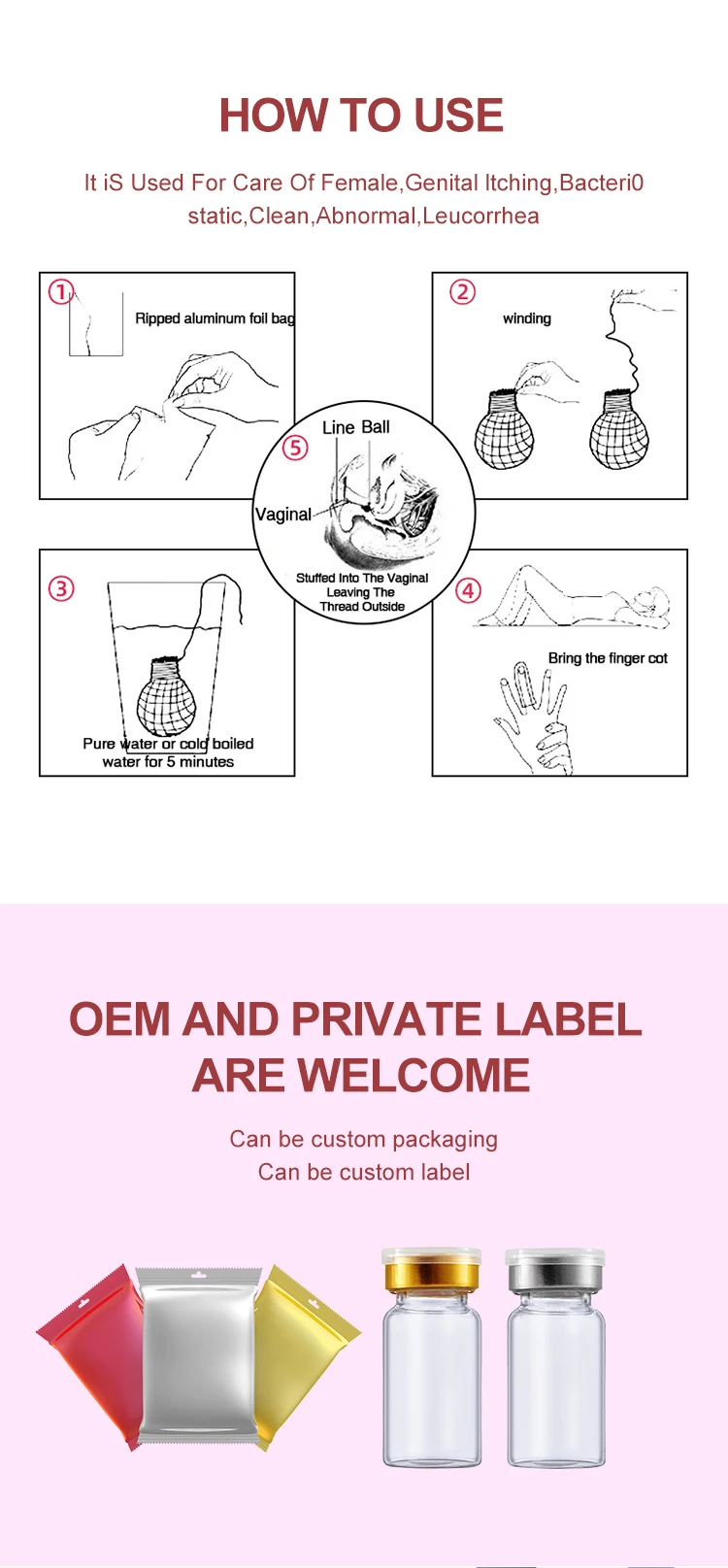 Womb Tampons Vaginal Cleansing Womb Healing B Organic Uterine Ready to ...