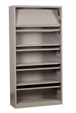 Modern Steel Magazine Rack Simple School Library Periodical Rack ...