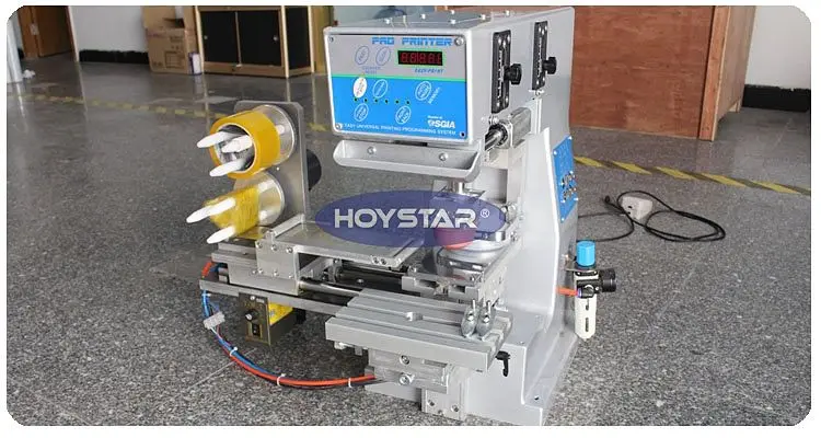 Single Color Desktop Pad Printing Machine With Auto Cleaning System ...