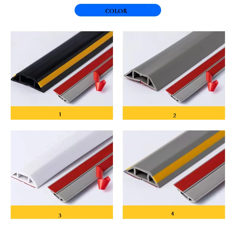 High Quality PVC Half Moon Trunking Sizes for Cable Protection