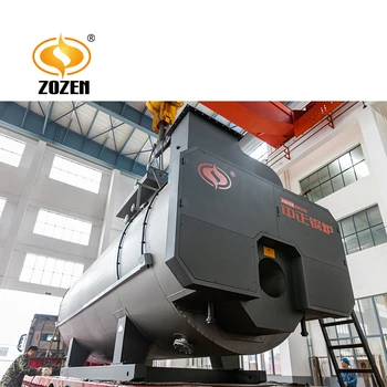 1 2 3 4 6 8 10 12 15 20 Ton Industrial Gas Lpg Oil Fired Steam Boiler With Corrugated Furnace ...