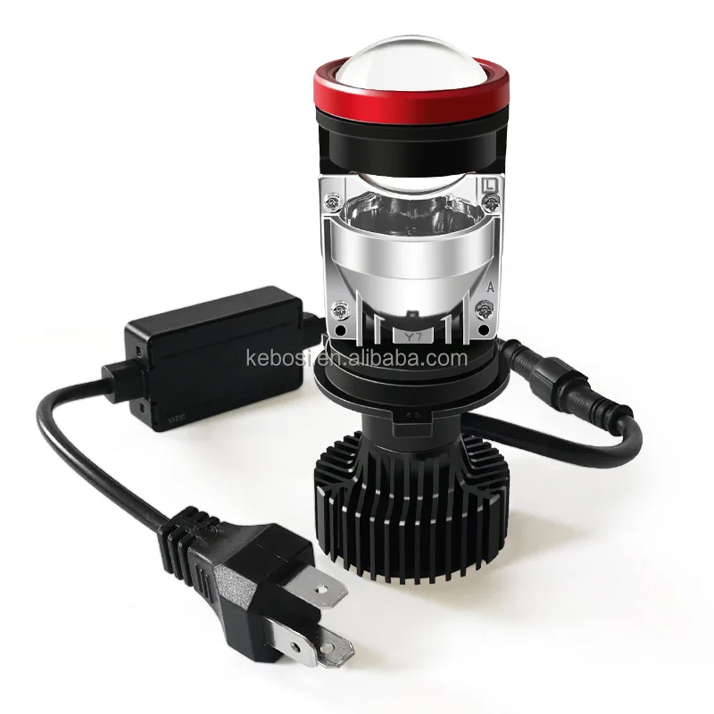 Kebosied Y7d Auto Led Headlights With Lens H4 Bulbs Modified Ultra ...