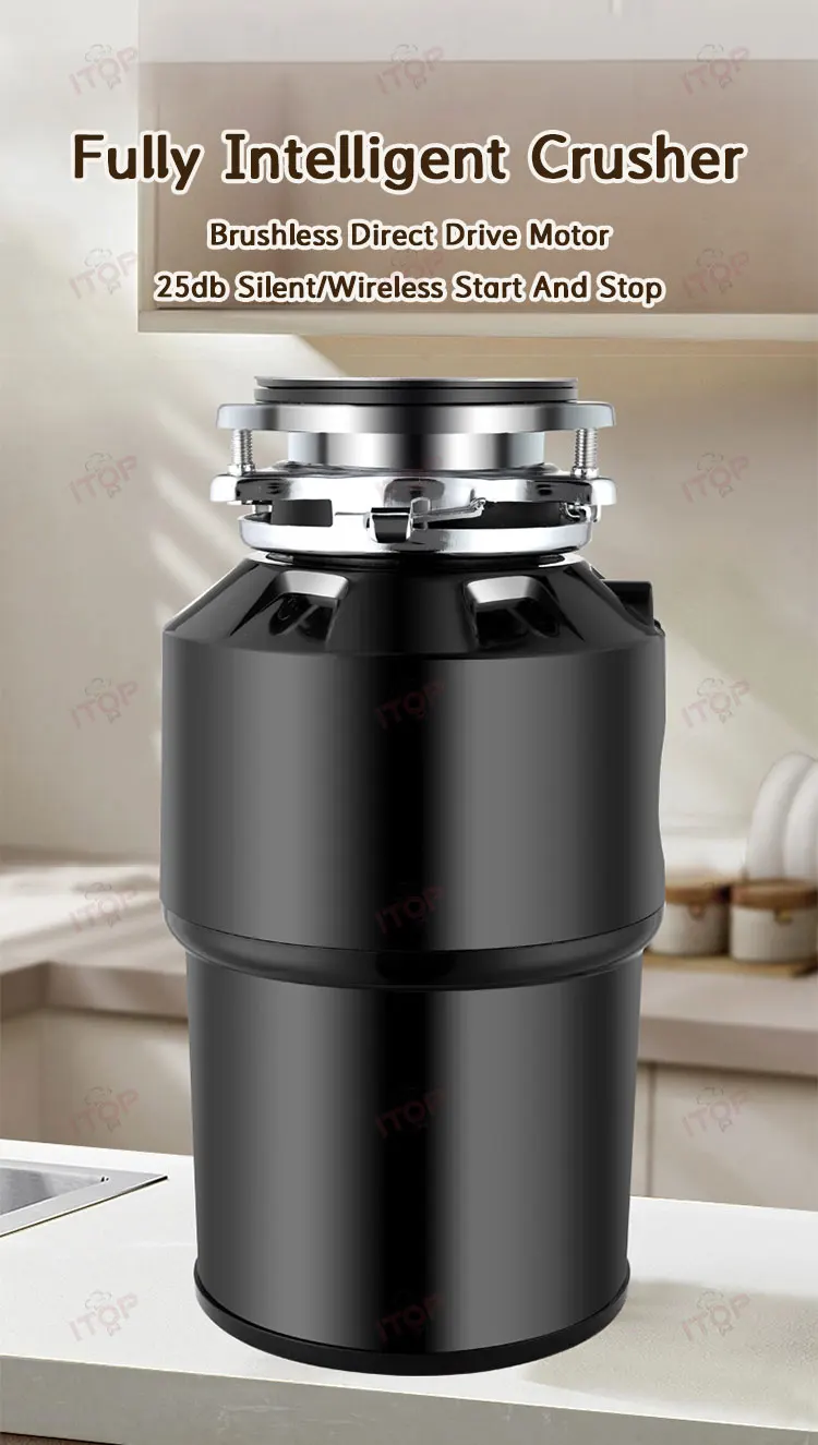 220v Kitchen Food Waste Disposer Household Sink Garbage Disposal ...