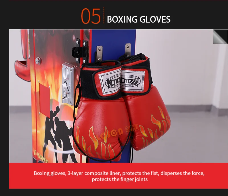 Boxing Arcade Machine - Card Payment Punching Bag Kick Vending