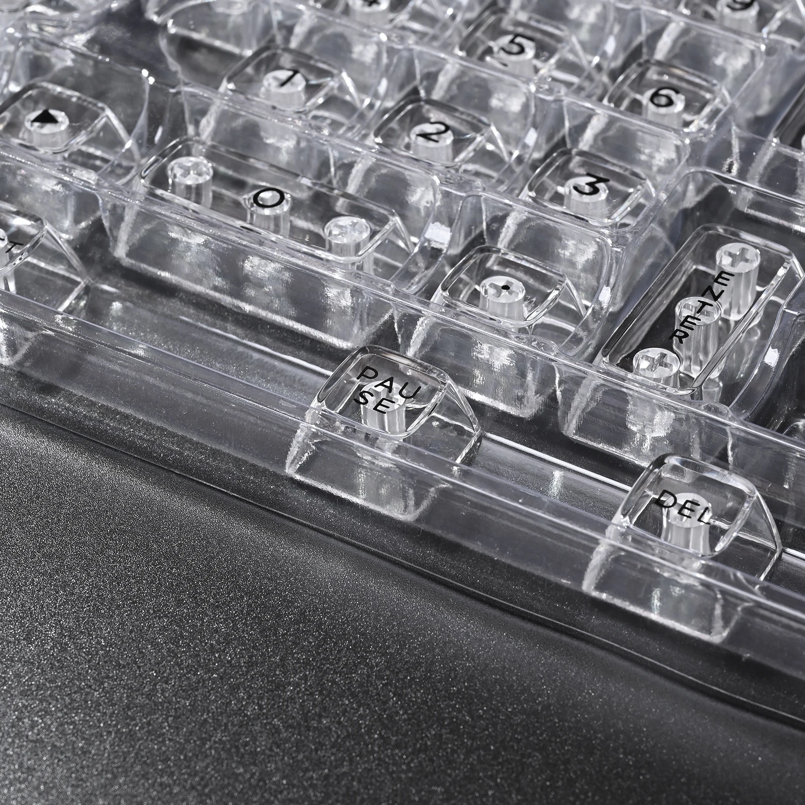 143 Keys Transparent Crystal Keycaps - DSA Profile
