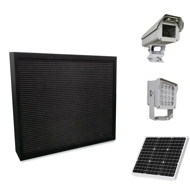 Outdoor Caution Sign Slow Down Flashing Solar Traffic Sign Led Display ...