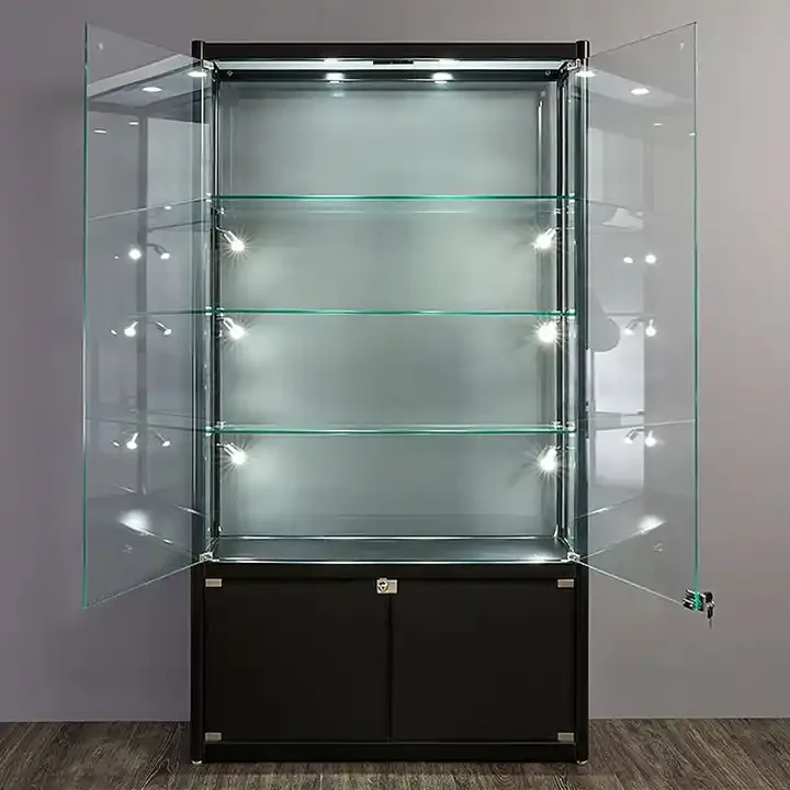 Shop Our Wall Glass Showcase Designs - Elegant & Durable
