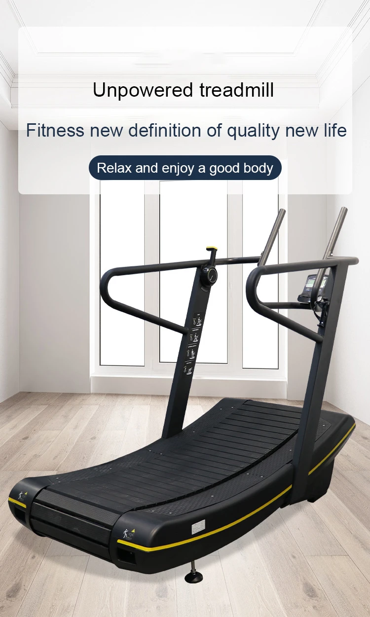 Commercial Luxury Treadmill Professional Curve Treadmill Commercial No ...