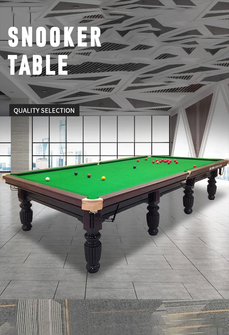 Professional Billiard Table Full Size Pool Table Snooker Billiard Cloth ...