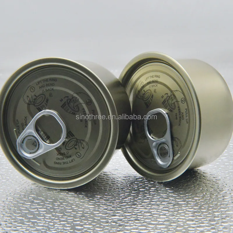 Custom Round Shape Empty 85g 100ml 170g Canister Tin Cans Wholesale ...
