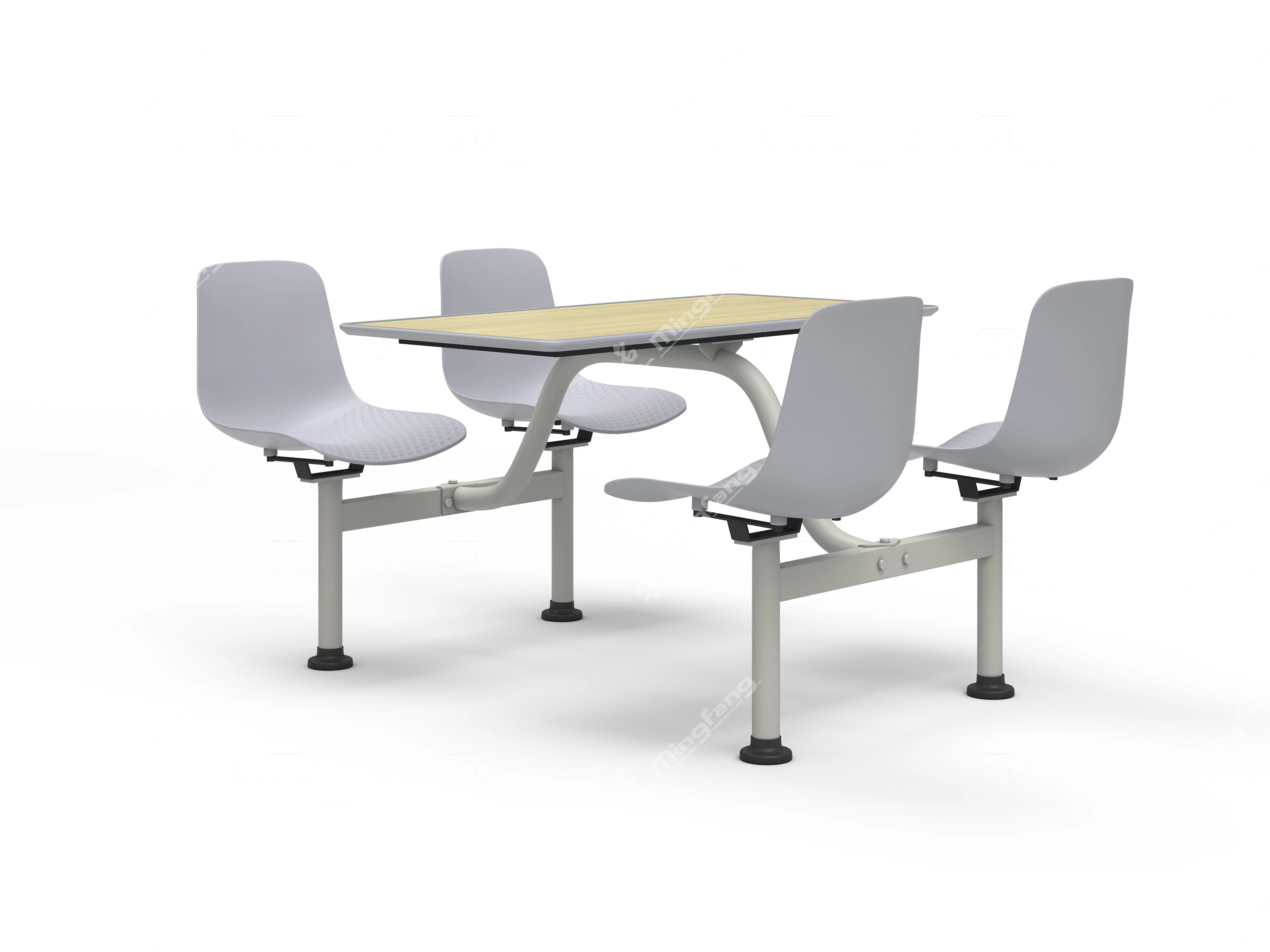 Four-seater Conjoined Dining Table School Canteen Restaurant Table And ...