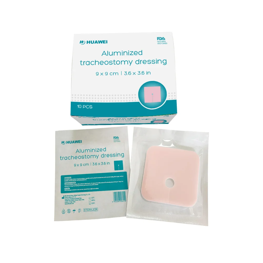 Tracheal Compress Tracheostomy Fixing Foam Dressing