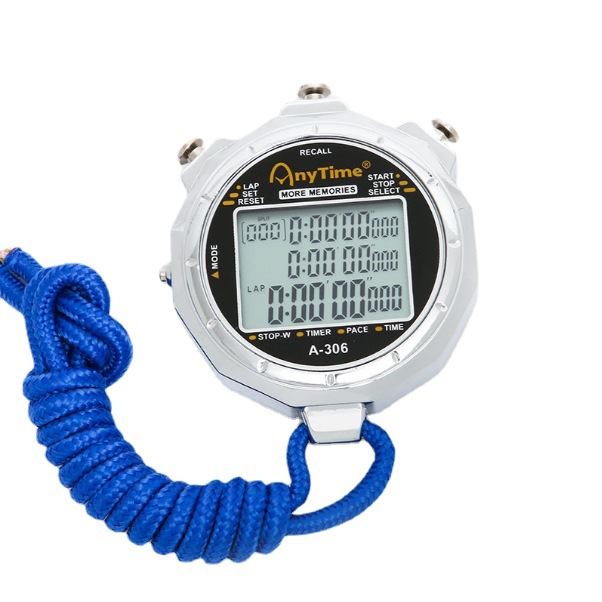 Multi-channel Metal Sports Electronic Stopwatch Health Sports Stopwatch ...