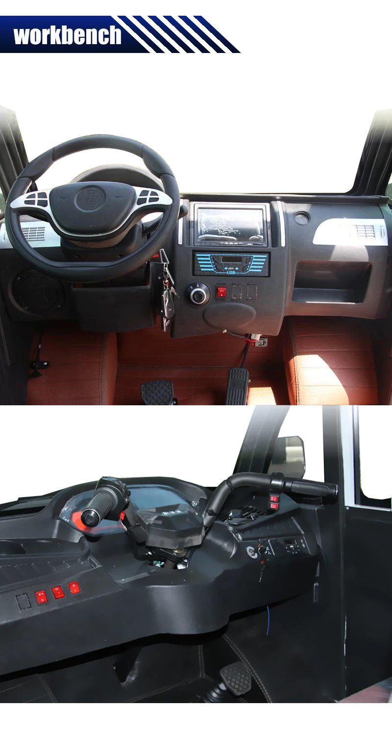 Electric Pickup Car APU for Sale - 4 Seater Mini Truck
