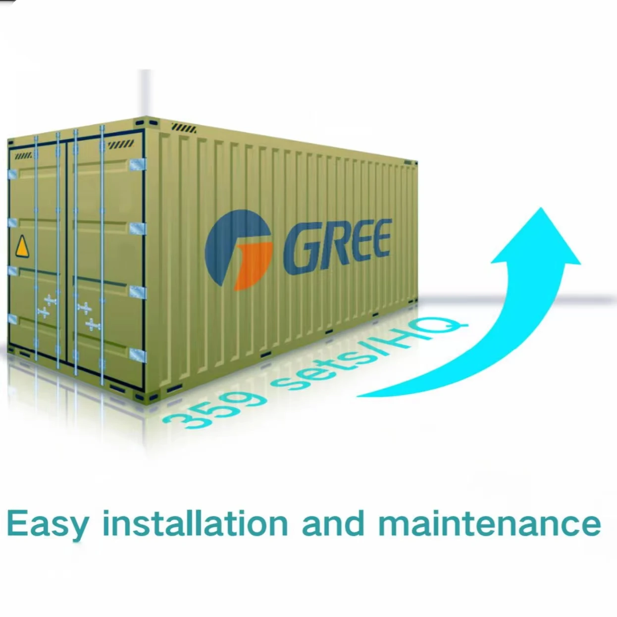 Gree Mini Split Wall Mounted Air Conditioner Cooling And Heating 12k ...