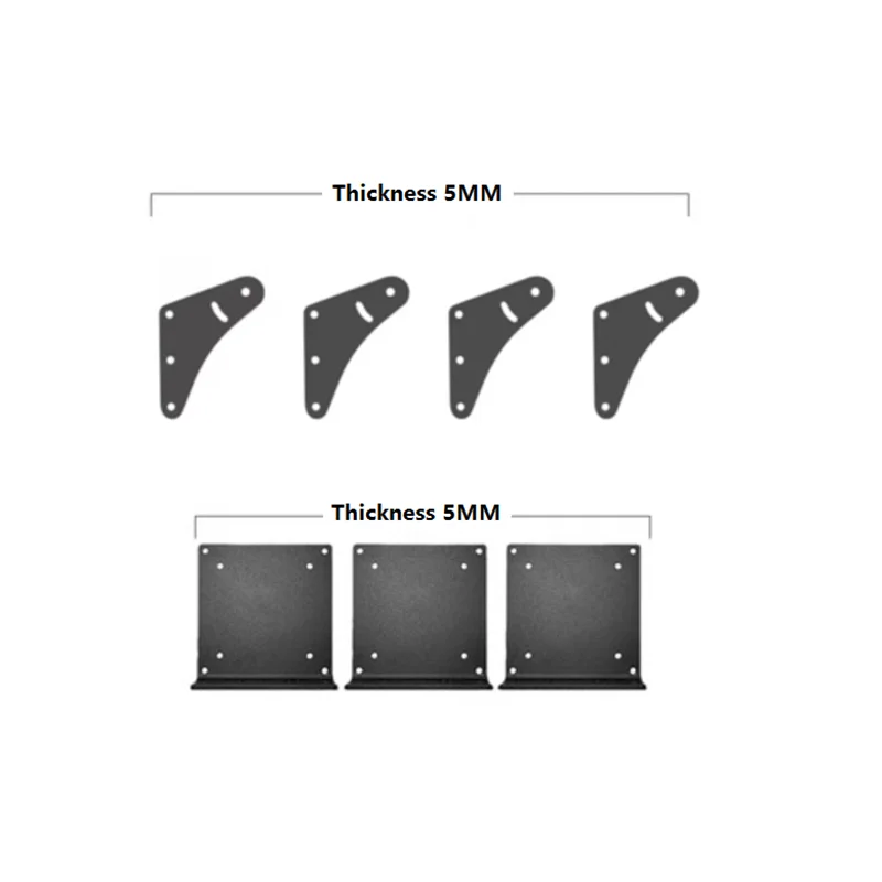 Aluminum Profile 4080 Triple Monitor Mount Stand - Customizable Hanger ...