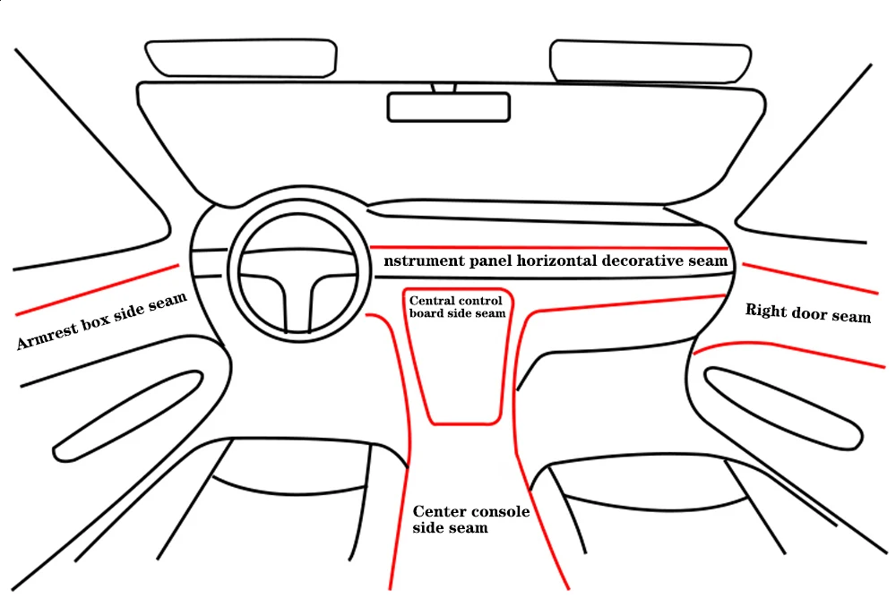 Car Cold Light Line - RGB Ambient Lighting for Interior