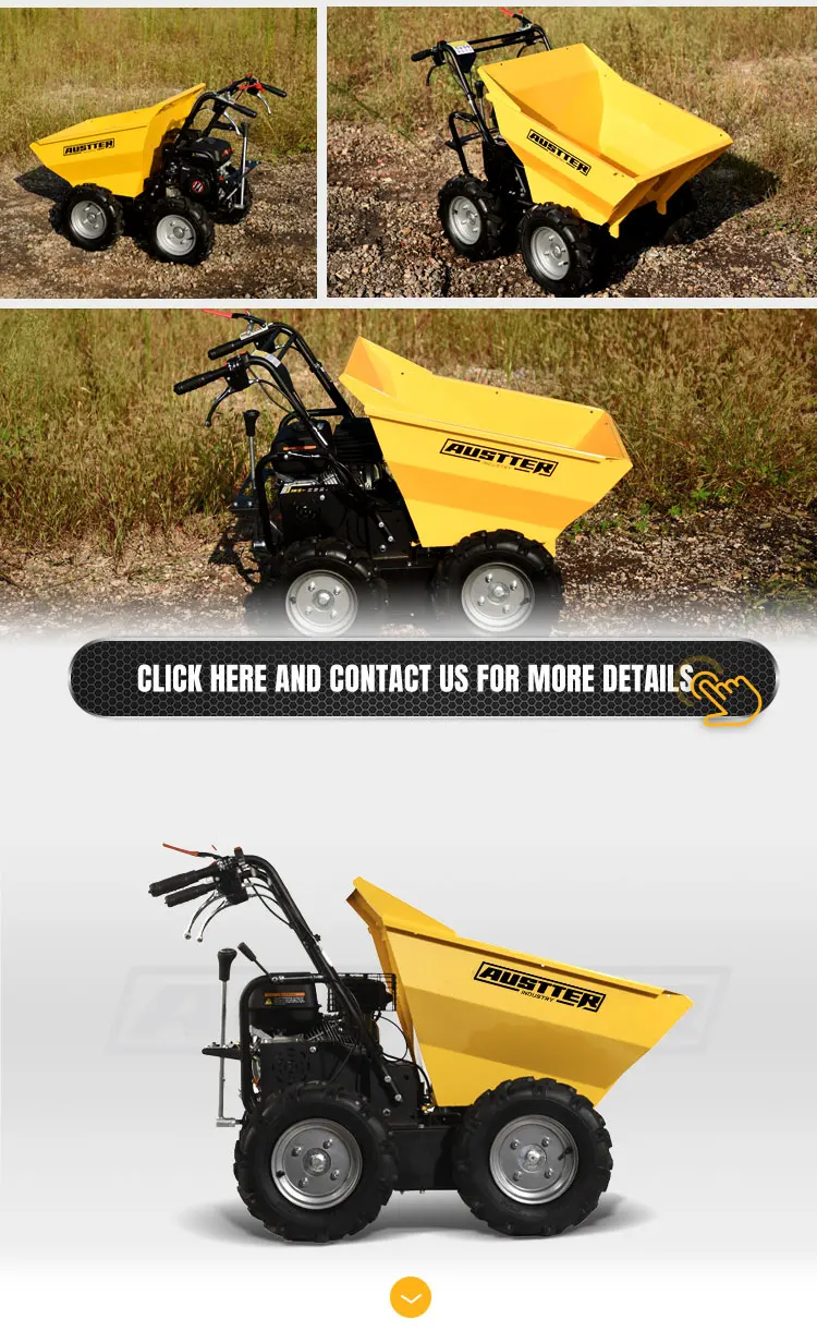 AUSTTER 300KG Mini Dumper - High Efficiency Concrete Buggy